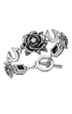 True Religion Toggle Bracelet - Silver