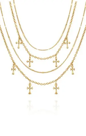 True Religion Layered Necklace - Gold