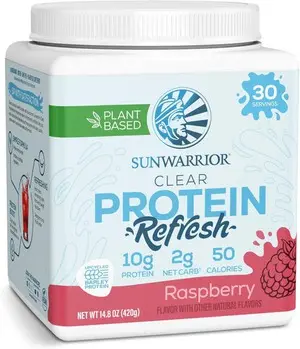 SUNWARRIOR Clear Protein Refresh Powder - Raspberry