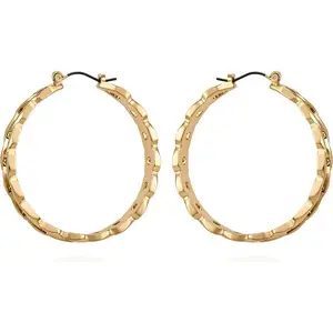 True Religion Hoop Earrings - Gold