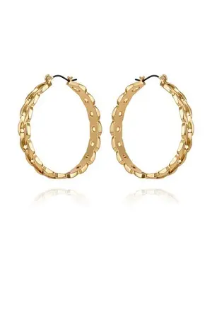 True Religion Hoop Earrings