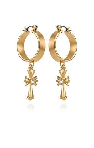 True Religion Hoop Earrings - Gold