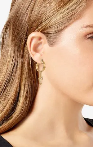 True Religion Hoop Earrings