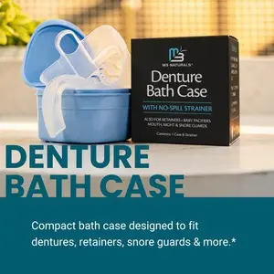 M3 Denture Bath Case For Retainers & Dentures
