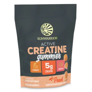 SUNWARRIOR Active Creatine Gummies - Peach