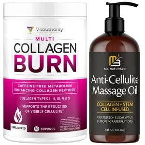 M3 Anti-cellulite Oil & Collagen Burn Bundle - None