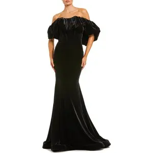 Mac Duggal Puff Sleeve Evening Dresses