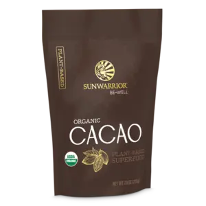SUNWARRIOR Organic Be Well Cacao Powder - No Color