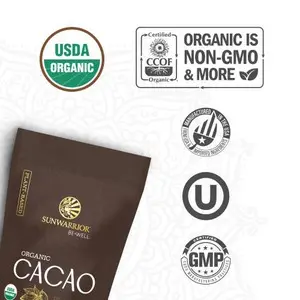 SUNWARRIOR Organic Be Well Cacao Powder