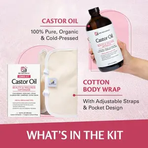 M3 Castor Oil & Body Wrap Bundle