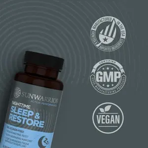 SUNWARRIOR Active Sleep & Restore Capsules 60ct