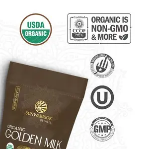 SUNWARRIOR Organic Be Well Golden Milk Powder