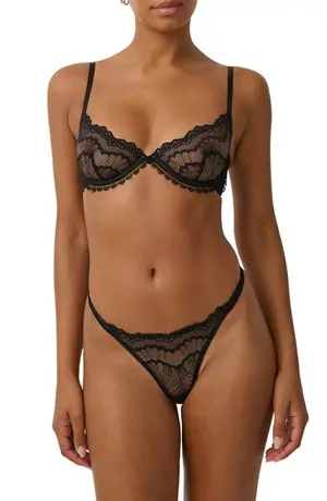 KAT THE LABEL Belvedere Lace Thong