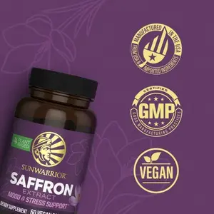 SUNWARRIOR Saffron Extract 60ct Capsules