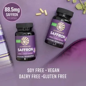 SUNWARRIOR Saffron Extract 60ct Capsules