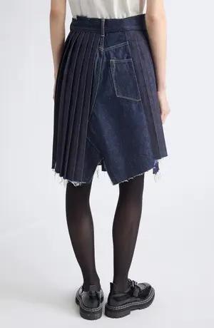 KURO Remake Denim Mark Xxi Skirt