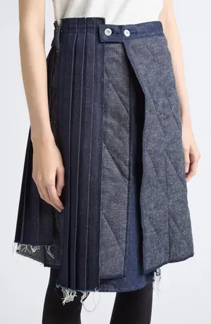 KURO Remake Denim Mark Xxi Skirt