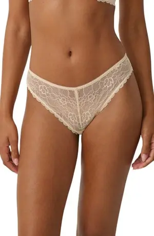 KAT THE LABEL Maverick Lace Underwear - Sand