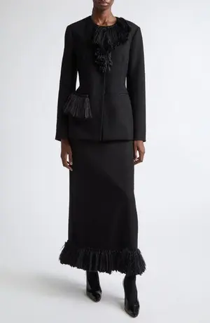 HEIRLOME Matilde Fringe Maxi Skirt