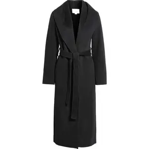 Vince Shawl Collar Wool & Cashmere Long Coat