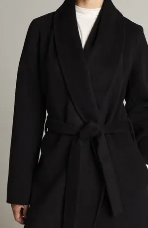 Vince Shawl Collar Wool & Cashmere Long Coat