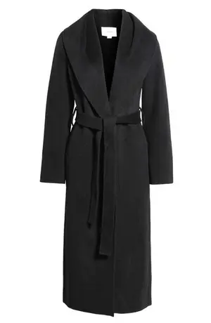 Vince Shawl Collar Wool & Cashmere Long Coat