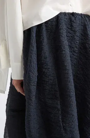 Cecilie Bahnsen Fosia Matelassé Midi Skirt
