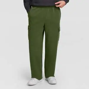Champion Fleece Cargo Pant, C Logo - Chive