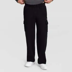 Champion Fleece Cargo Pant, C Logo - Black