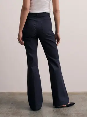 The Fold Lexington High Waisted Flared Jeans