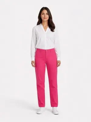KETTLEWELL Havana High-rise Chinos - Magenta