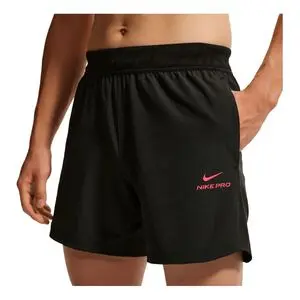 Nike Pro Training Dri-fit 6 Inch Short Asia Sizing 'black Red - Black/red