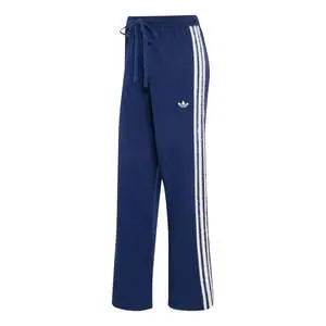 Adidas Knit Firebird Track Pants 'dark Blue White - Dark Blue/white