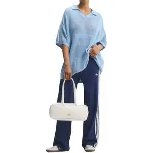 Adidas Knit Firebird Track Pants 'dark Blue White