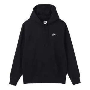 Nike Club Pullover Fleece Hoodie Asia Sizing - Black