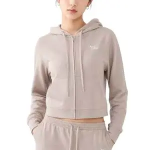 Nike Light Weight Jersey Hooded Jacket Asia Sizing 'light Brown Beige - Light Brown/beige