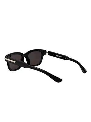 Alexander McQueen Rectangle-frame Sunglasses - Black