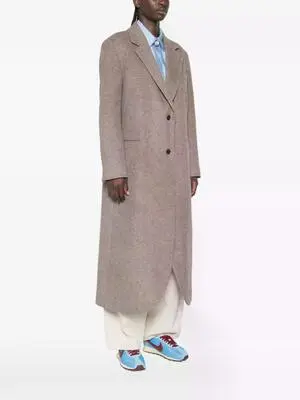 Sandro Tailored-collar Single-breasted Coat