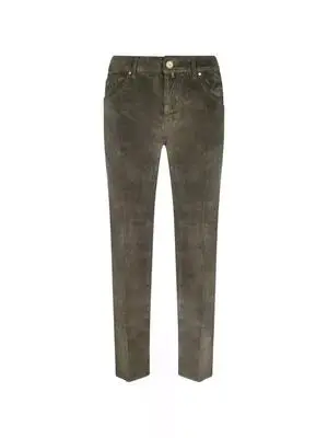 Jacob Cohen Corduroy-effect Straight-leg Trousers