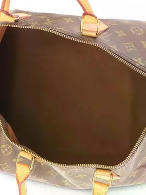 LOUIS VUITTON Speedy Handbag Monogram Canvas 40 Satchel - Brown