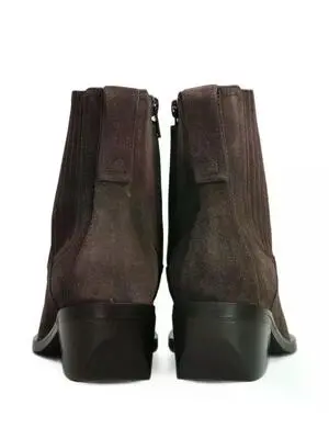 MARA BINI Suede Side-zip Ankle Chelsea Boots