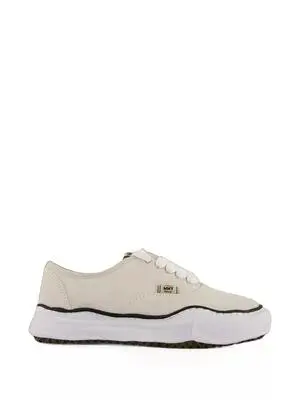 Mihara Yasuhiro Baker Og Sole Suede Low-top Sneakers - Neutrals