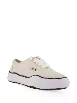 Mihara Yasuhiro Baker Og Sole Suede Low-top Sneakers - Neutrals