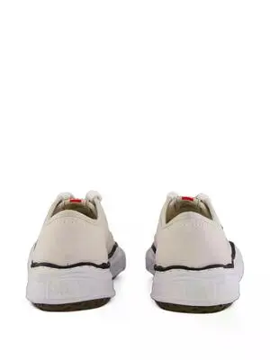 Mihara Yasuhiro Baker Og Sole Suede Low-top Sneakers - Neutrals