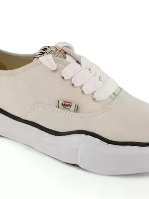 Mihara Yasuhiro Baker Og Sole Suede Low-top Sneakers - Neutrals