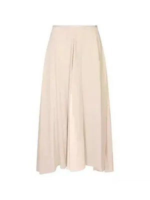 Agnona High-waisted Flared Midi Skirt
