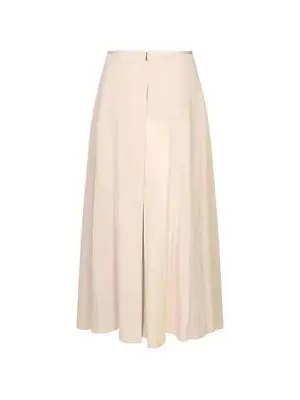 Agnona High-waisted Flared Midi Skirt