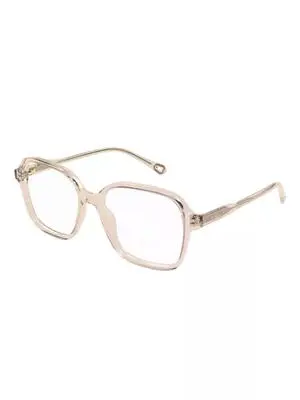 Chloé Square-frame Glasses - Pink