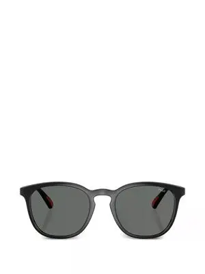 Polo Ralph Lauren Logo-print Squared-frame Sunglasses
