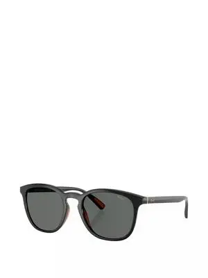Polo Ralph Lauren Logo-print Squared-frame Sunglasses